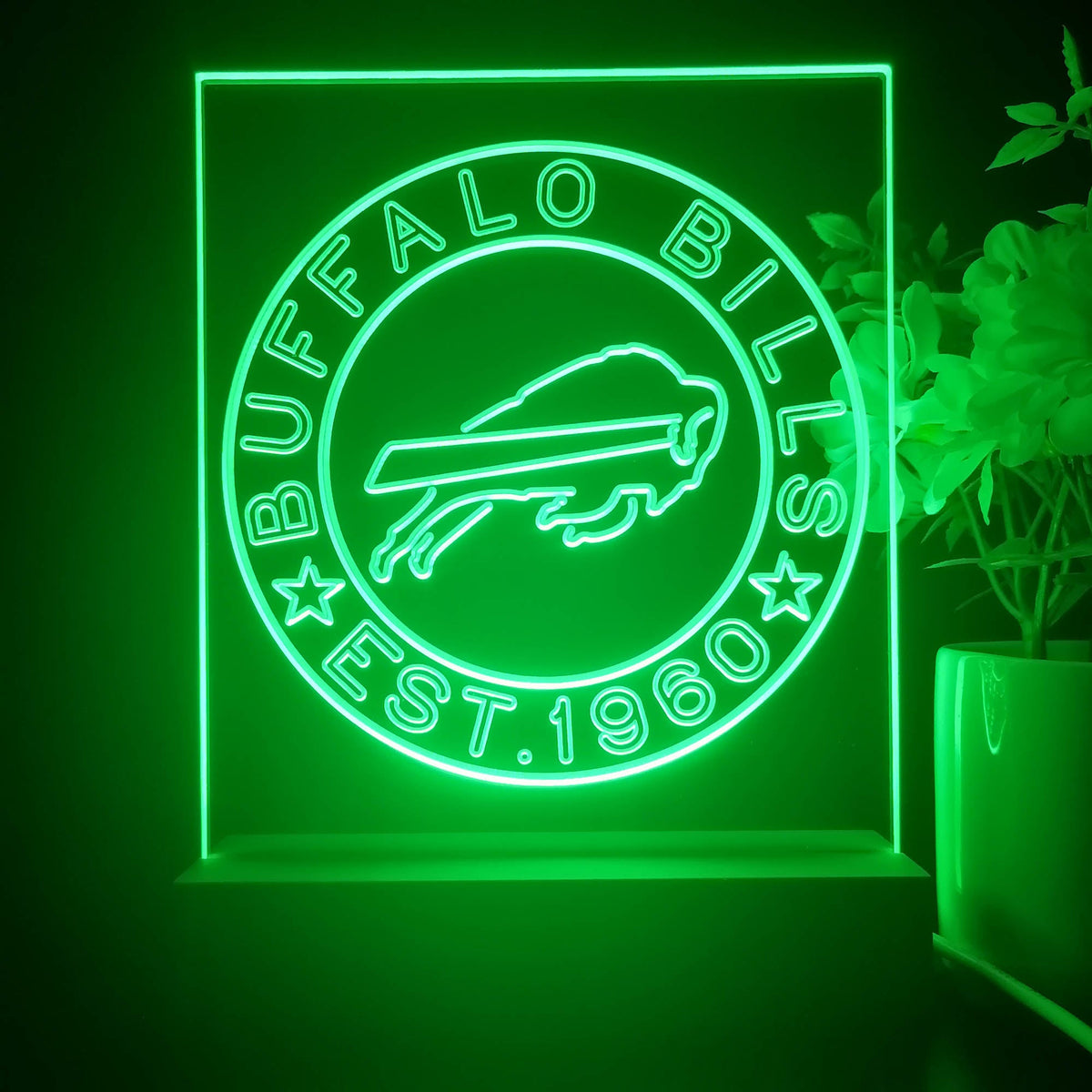 Personalized Buffalo Bills Neon Sign Table Lamp Display | PRO LED SIGN