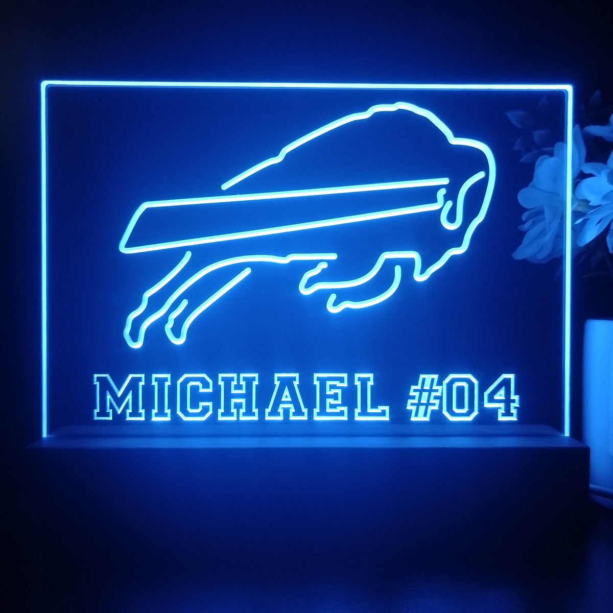Personalized Buffalo Bills Neon Sign Table Lamp Display | PRO LED SIGN