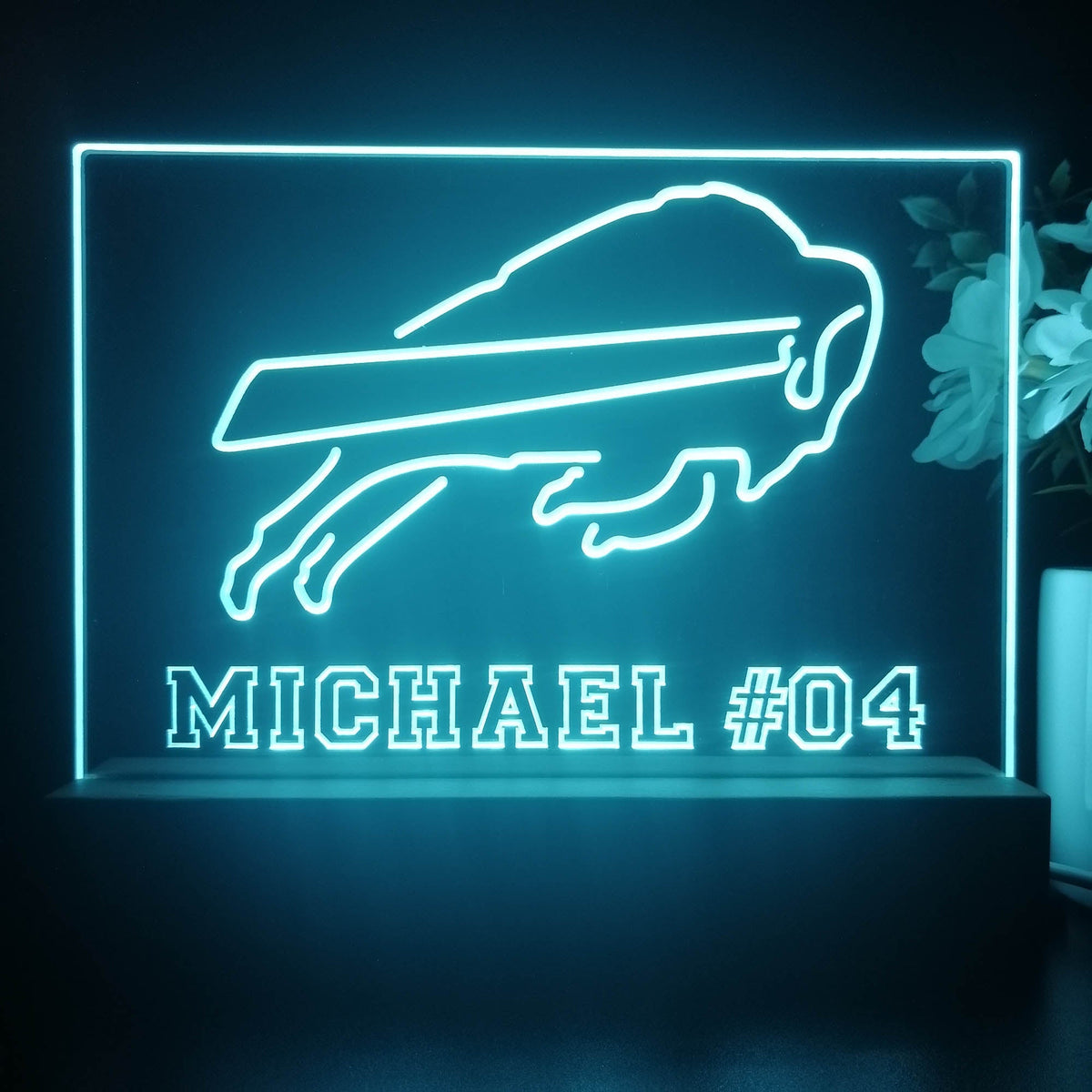 Personalized Buffalo Bills Neon Sign Table Lamp Display | PRO LED SIGN