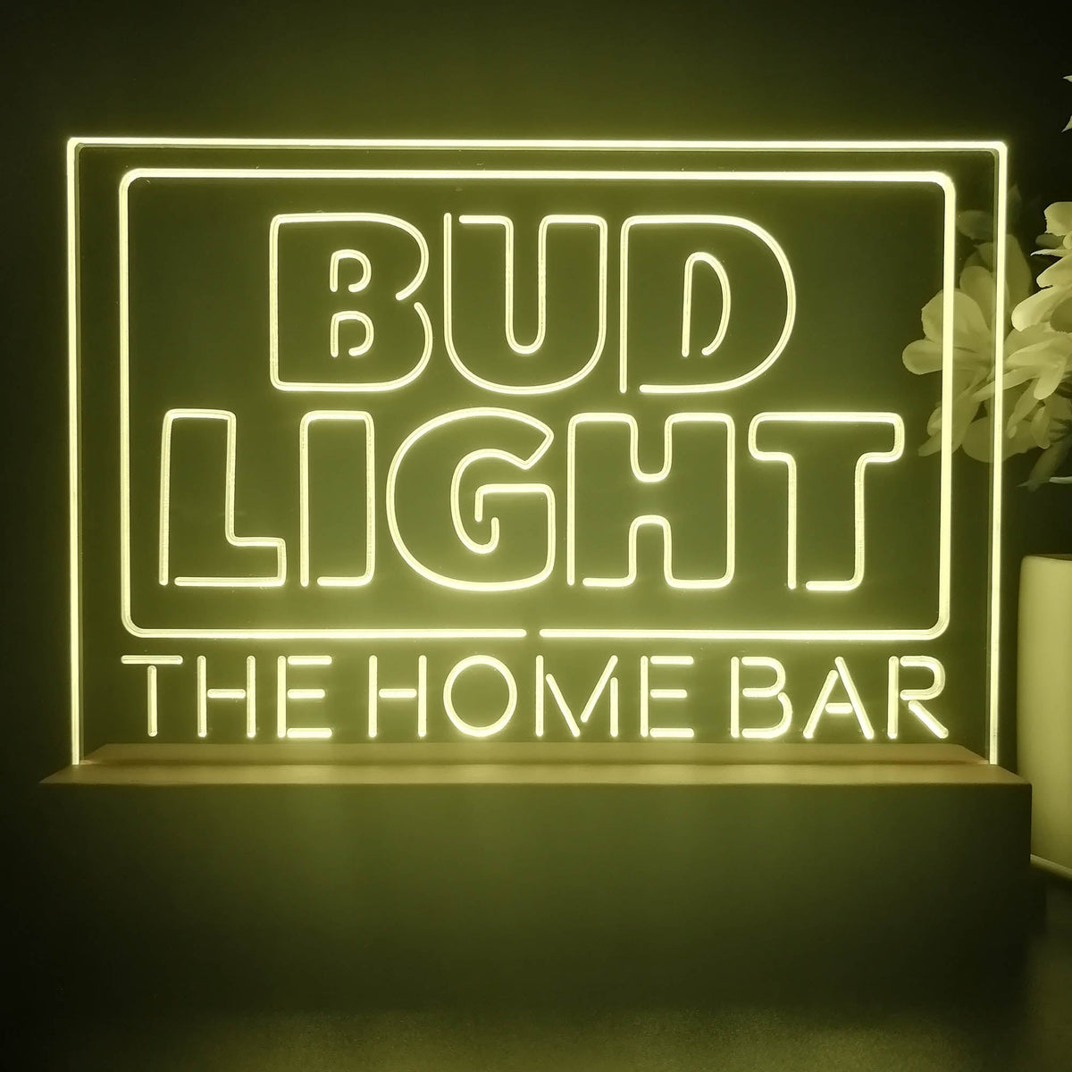 Personalized Bud Light Neon Sign Table Lamp Display | PRO LED SIGN