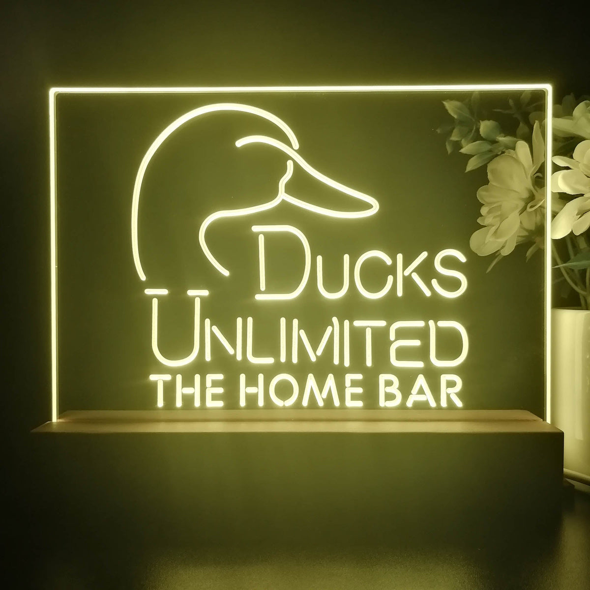 Personalized Ducks Unlimited Neon Sign Table Lamp Display | PRO LED SIGN