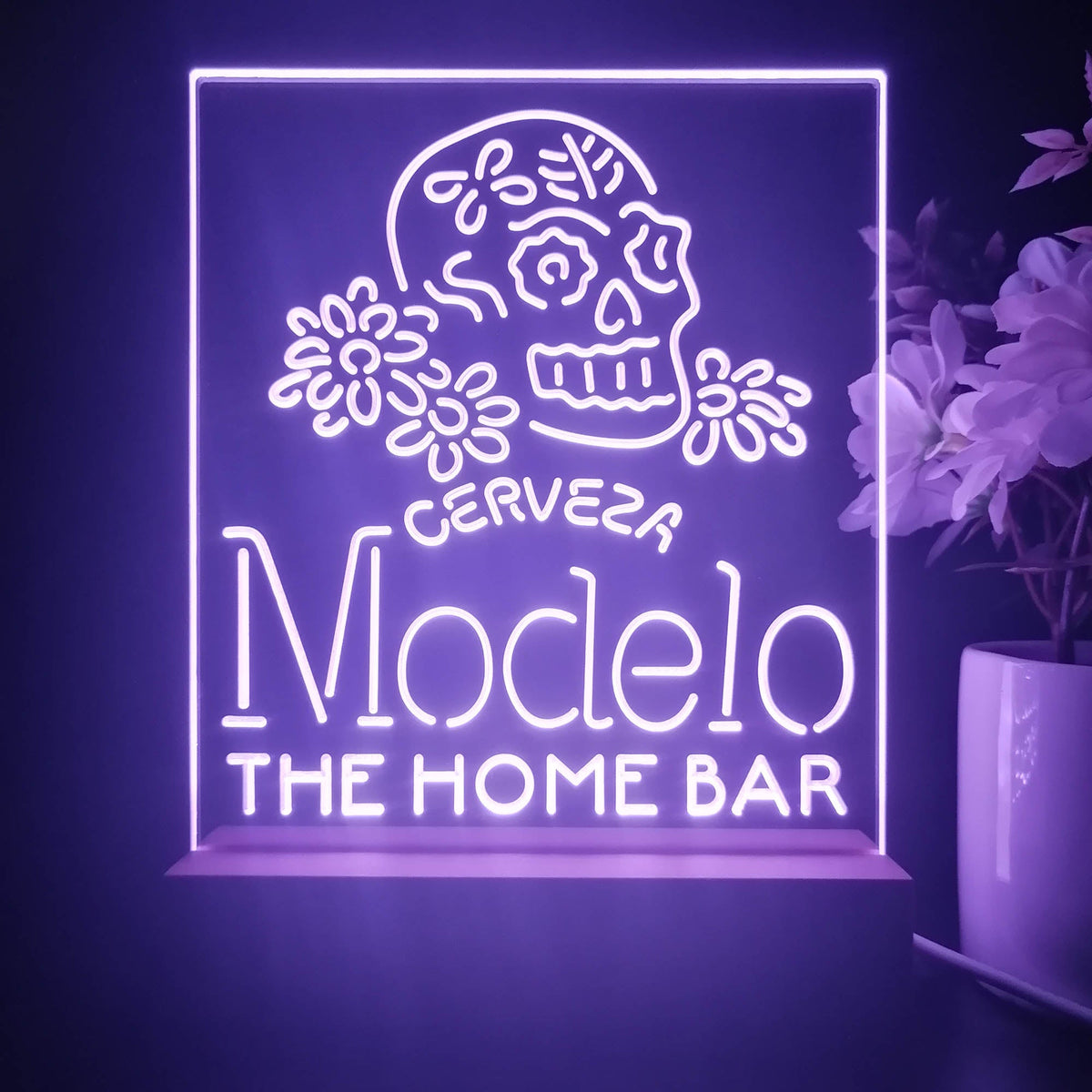 Personalized Cerveza Modelo Neon Sign Table Lamp Display | PRO LED SIGN