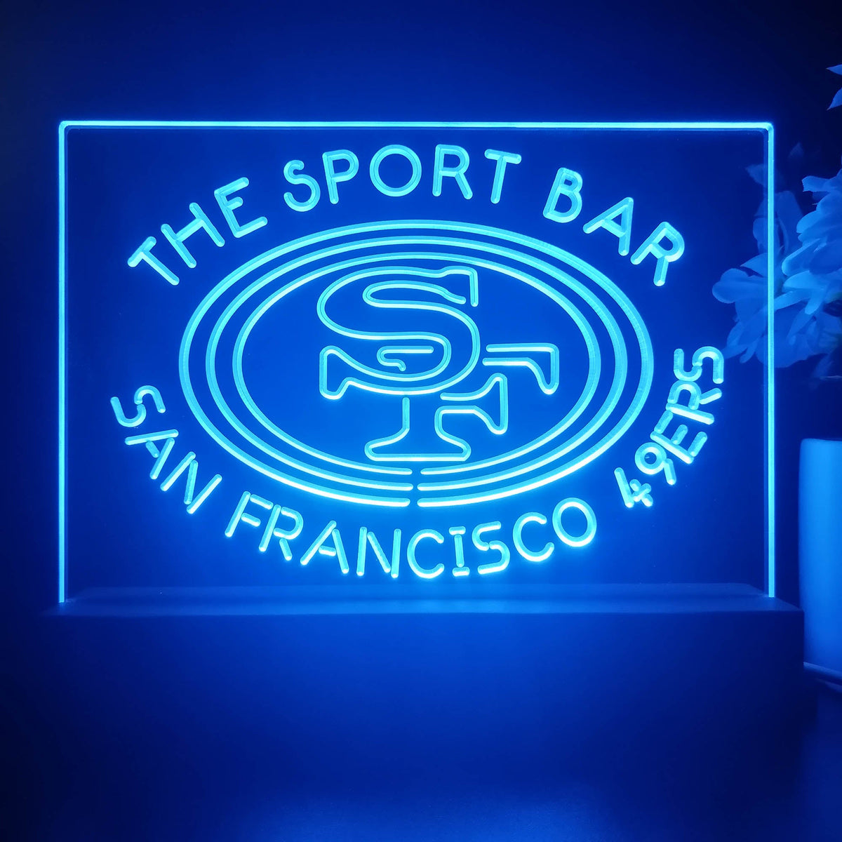 Personalized San Francisco 49ers Neon Sign Table Lamp Display | PRO LED ...