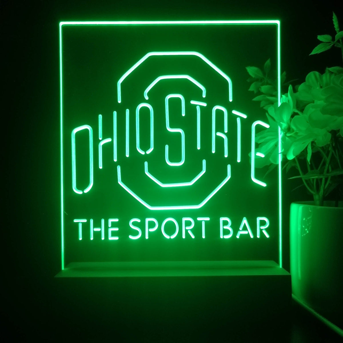 Personalized Ohio State Buckeyes Neon Sign Table Lamp Display | PRO LED ...