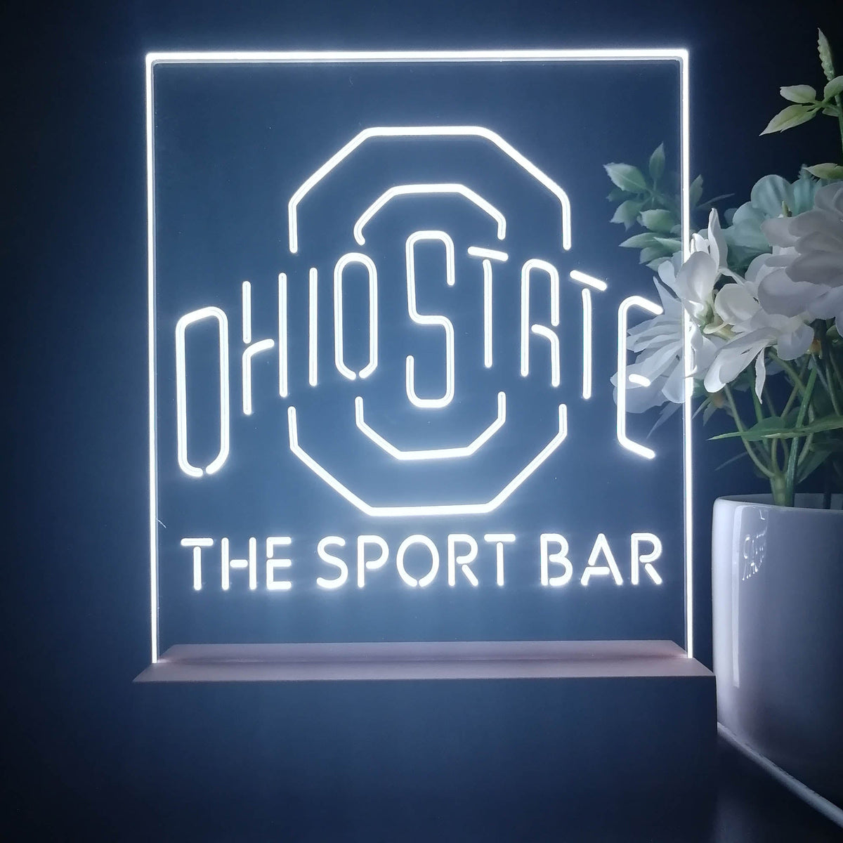 Personalized Ohio State Buckeyes Neon Sign Table Lamp Display | PRO LED ...