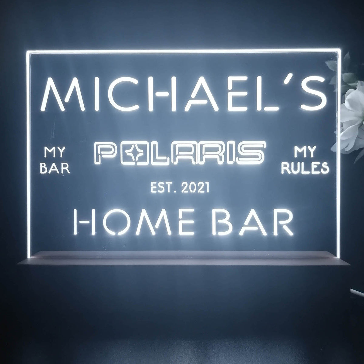 Personalized Polaris Neon Sign Table Lamp Display | PRO LED SIGN