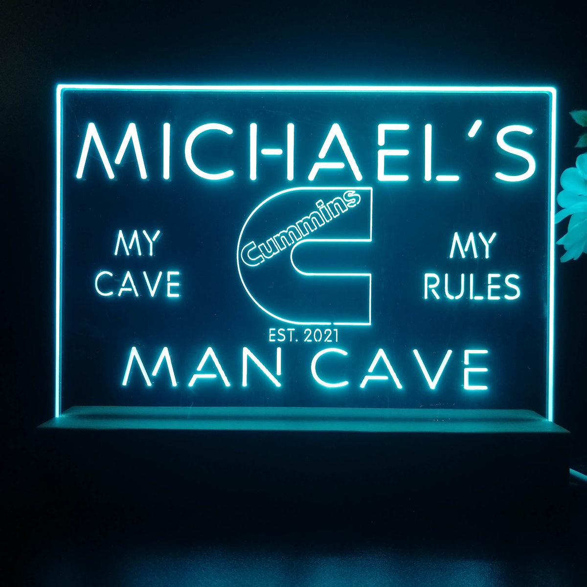 Personalized Cummins Neon Sign Table Lamp Display | PRO LED SIGN