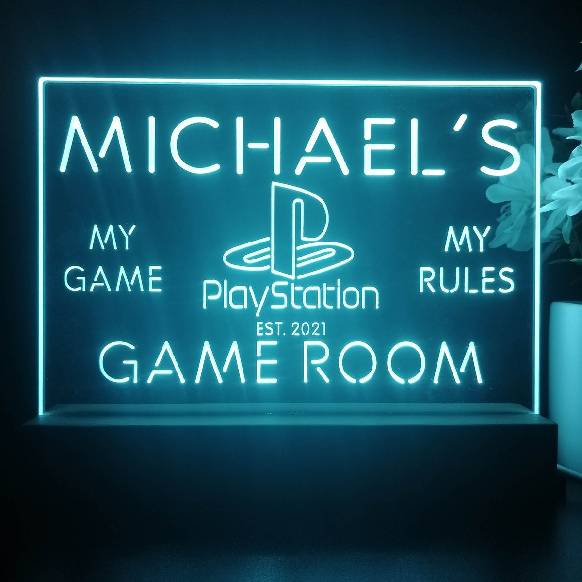 Personalized Playstation Neon Sign Table Lamp Display | PRO LED SIGN