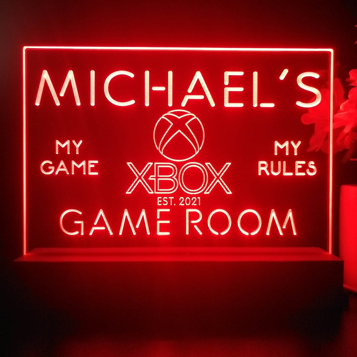 Personalized XBOX Neon Sign Table Lamp Display | PRO LED SIGN