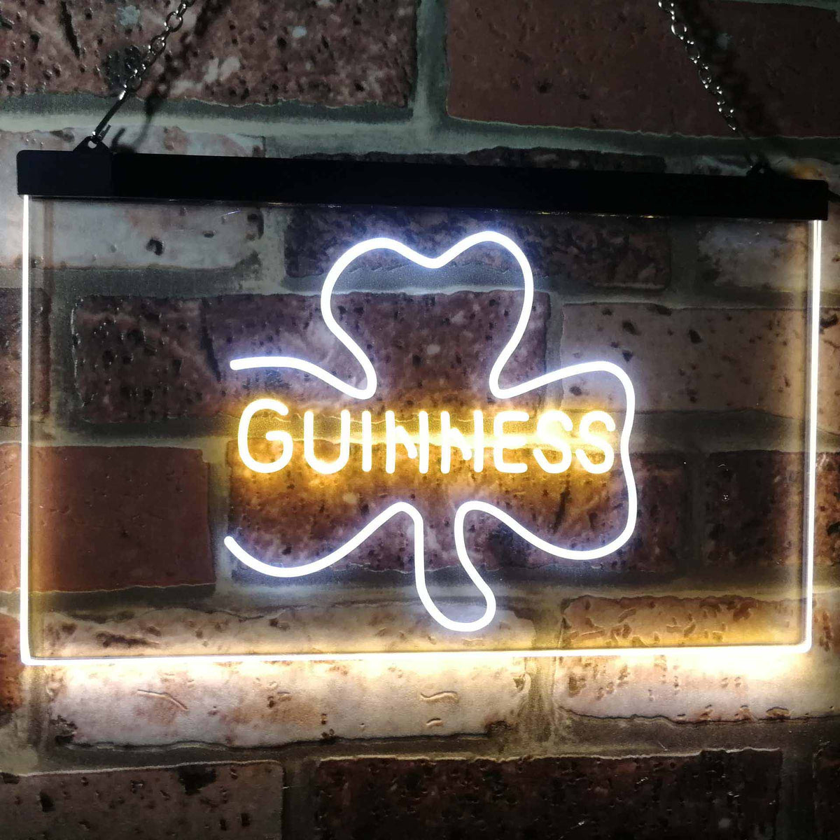 Guinness Shamrock Beer Bar Home Bar Neon Light LED Sign | Home Bar Gift