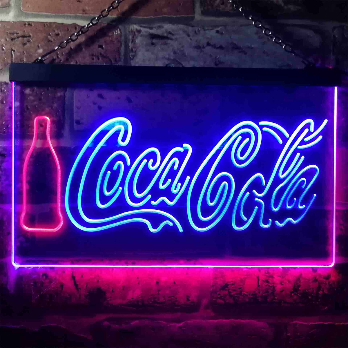 Coca Cola Bottle Display Bar Home Bar Neon Light LED Sign | Home Bar Gift