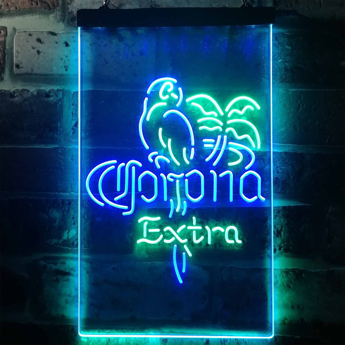 Corona Extra Parrot Bird Palm Tree Neon Sign For Sale | Pro LED Sign