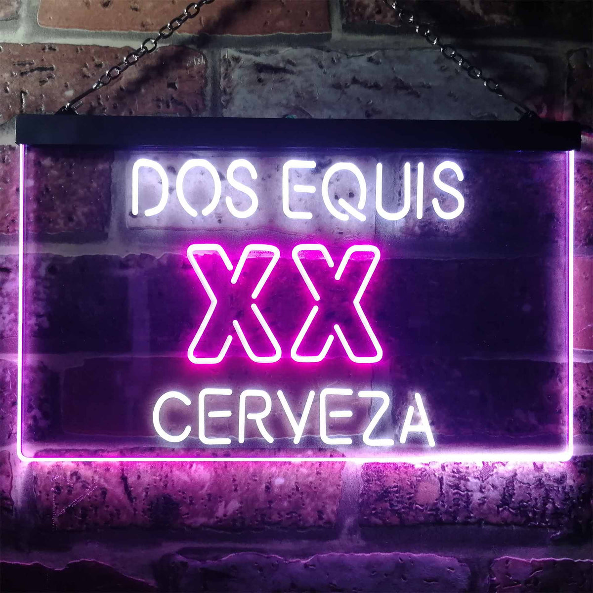 Dos Equis XX Cerveza Home Bar Neon Light LED Sign | Home Bar Gift