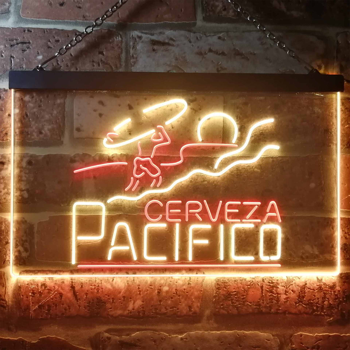 Pacifico Clara Mexican Cerveza Home Bar Neon Light LED Sign | Home Bar Gift
