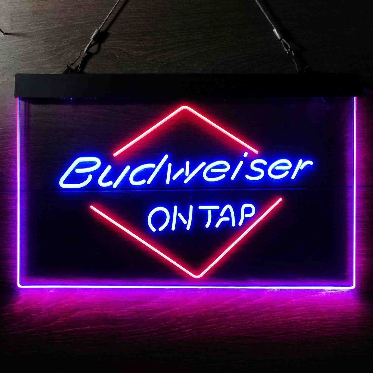Budweiser On Tap Beer Neon-Like LED Sign | Home Bar Gift