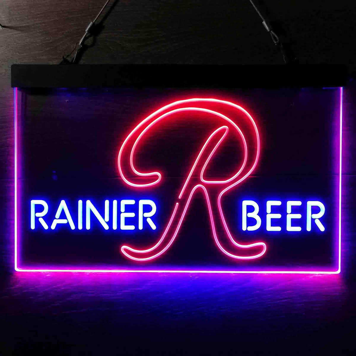 Rainier Beer Neon-Like LED Sign | Home Bar Gift