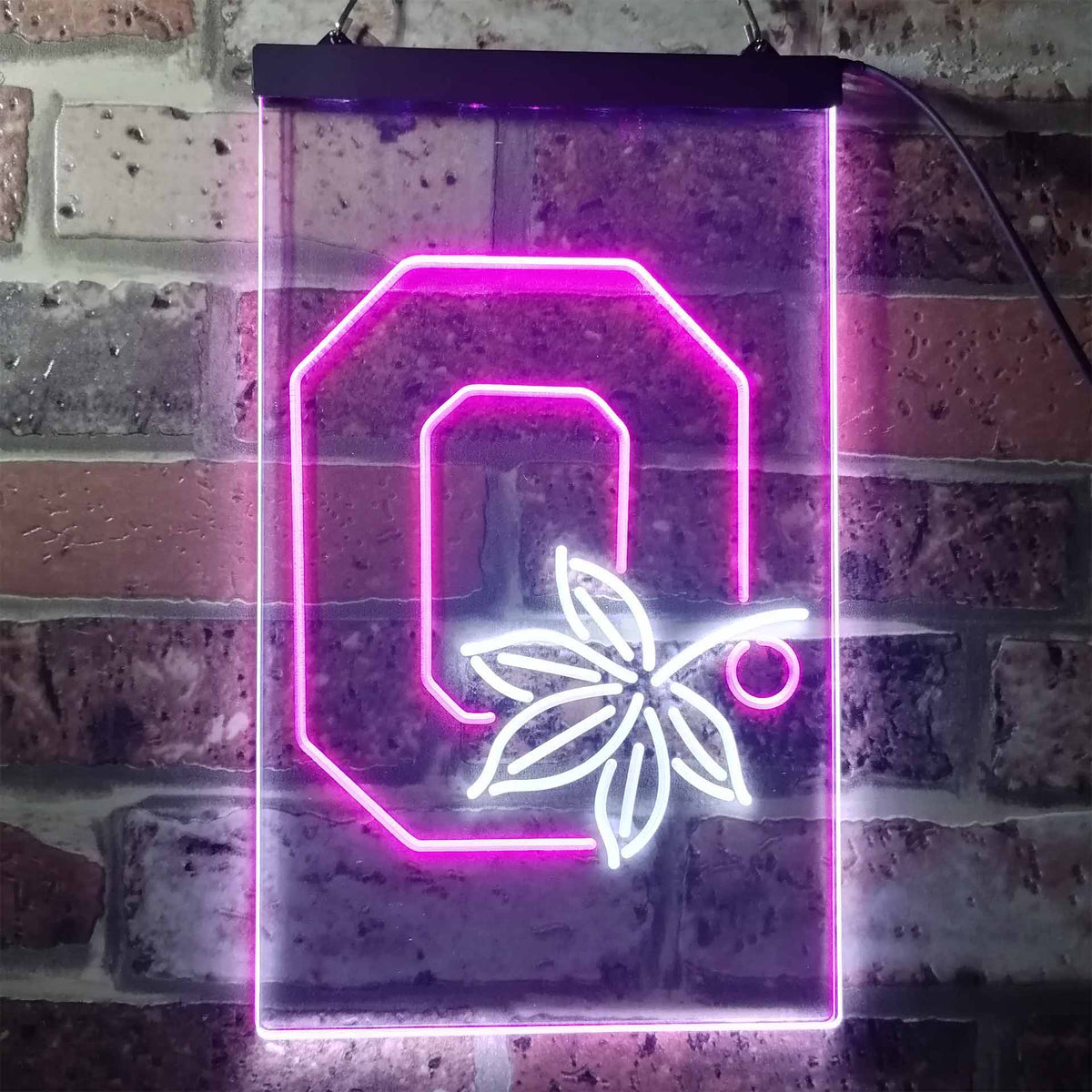 Ohio State Buckeyes Leaf Neon-like LED Sign | Pro LED Sign