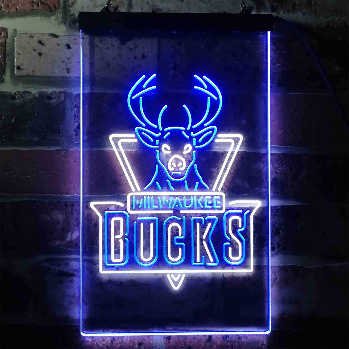 Milwaukee Bucks basketball Neon-like LED Sign on sale!