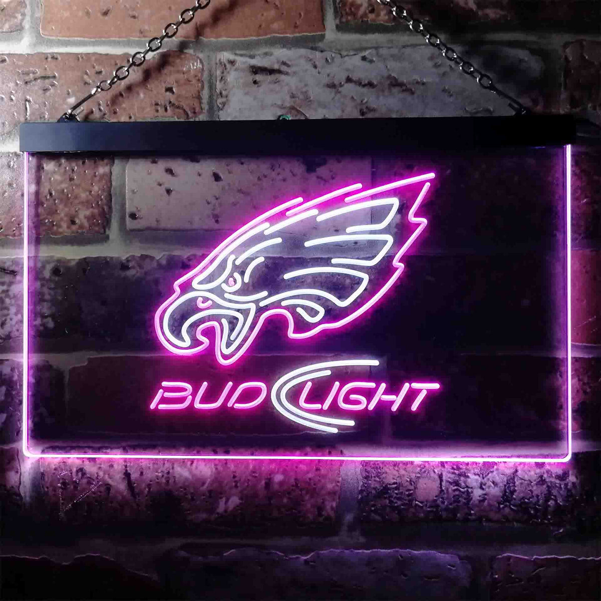 Philadelphia Eagles Bud Light LED Bar Sign | Eagles Man Cave Decor