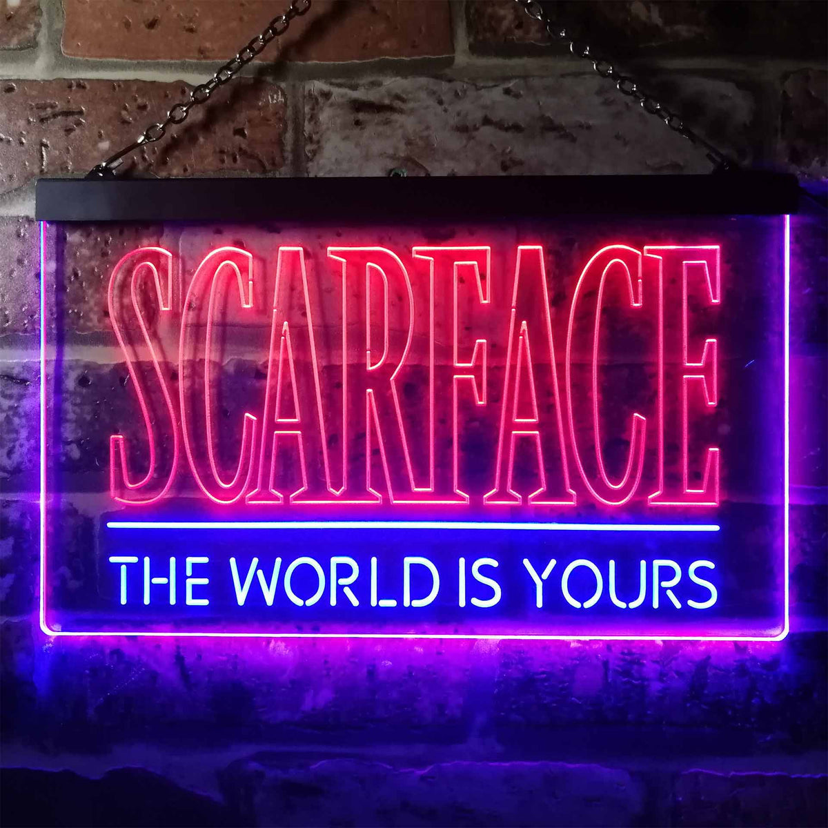 Scarface The World is Yours Neon-like LED Sign | Pro LED Sign
