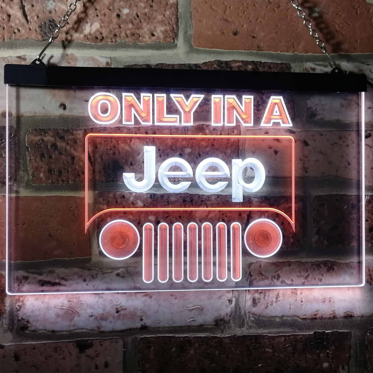Jeep Only in A Jeep Car Neon-like LED Sign | Pro LED Sign