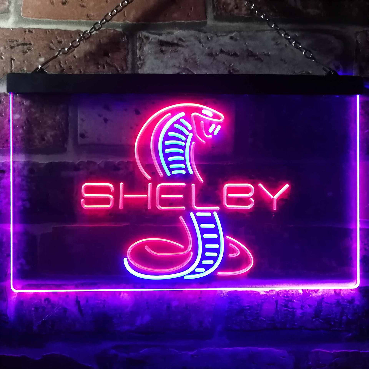 Ford Shelby Neon Light LED Sign -Holiday Gift, Garage Decor Gift
