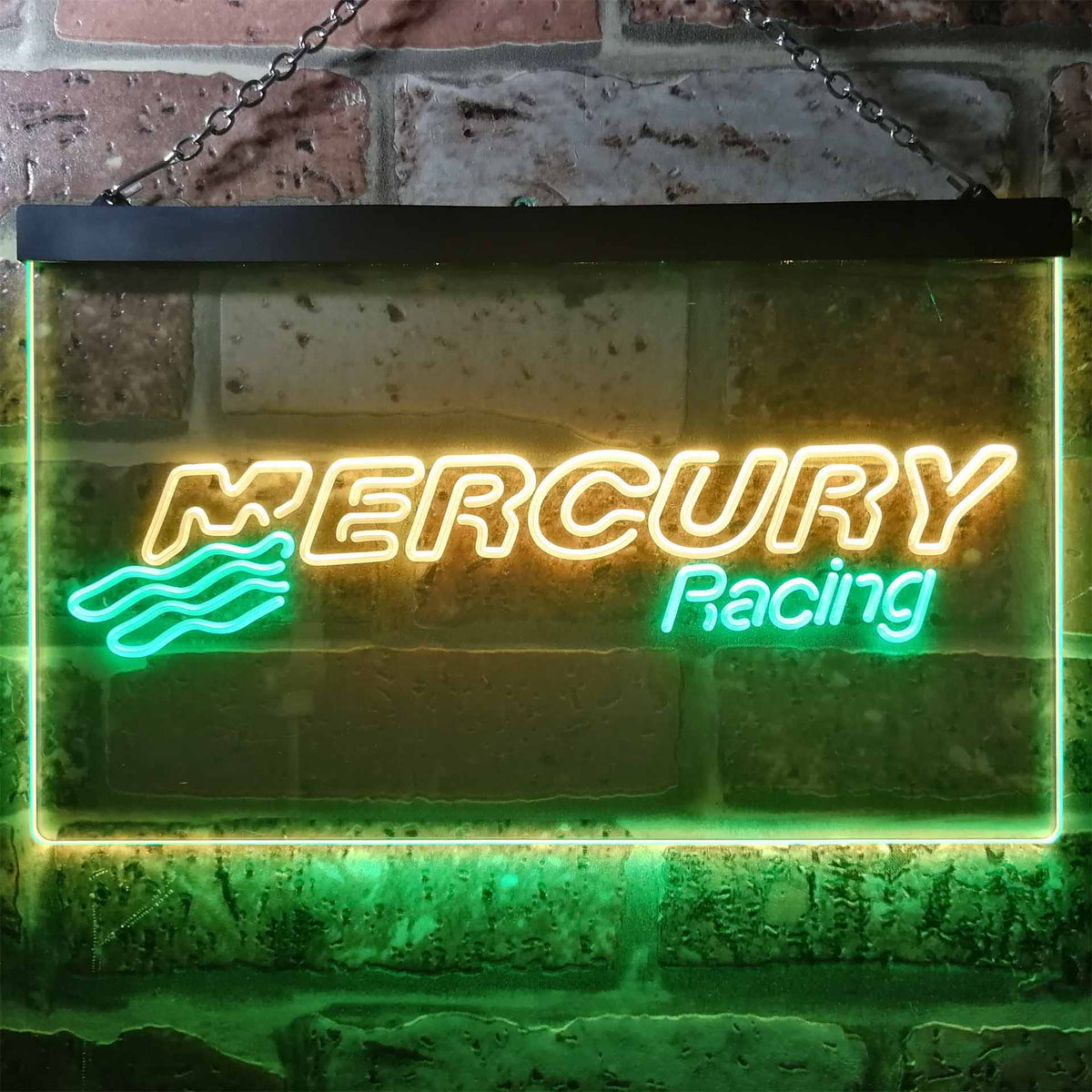 Mercury Racing LED Neon Sign -Holiday Gift, Garage Decor Gift