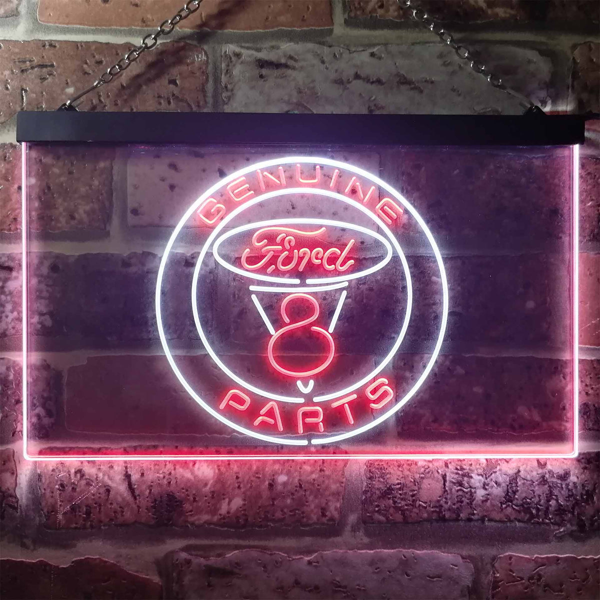 Genuine Ford Parts V8 Neon Sign For Sale | Pro LED Sign