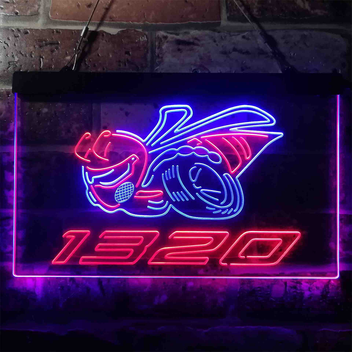 Dodge Challenger Angry Bee 1320 Neon LED Sign | Pro LED Sign