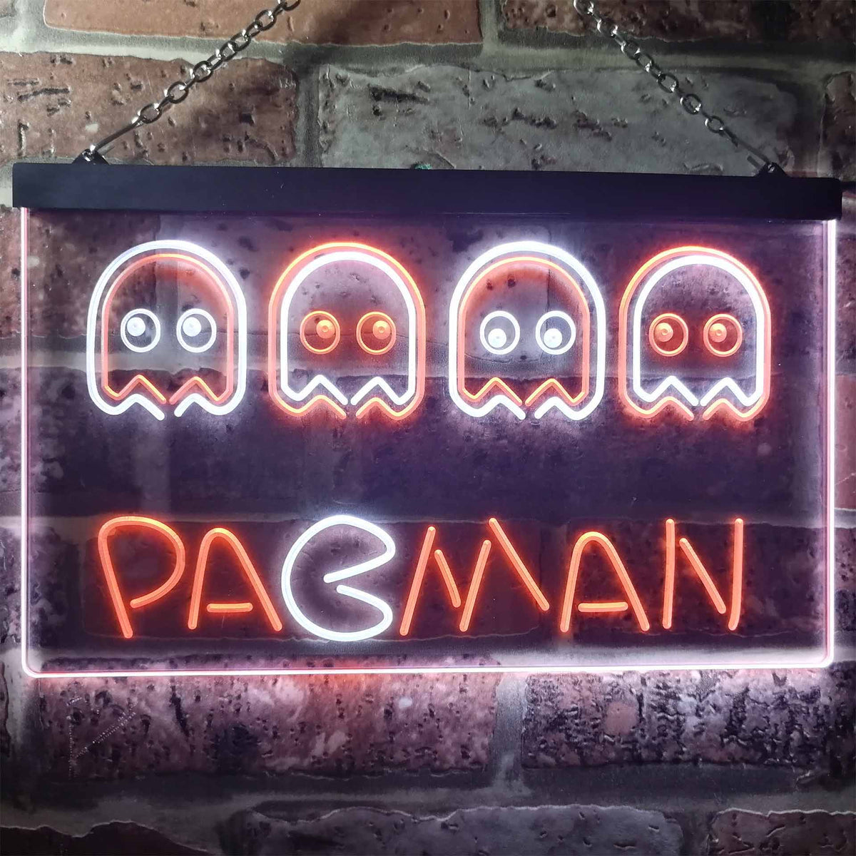 Pacman Game Room Neon-Like LED Sign | Birthday Gamer Gift For Him