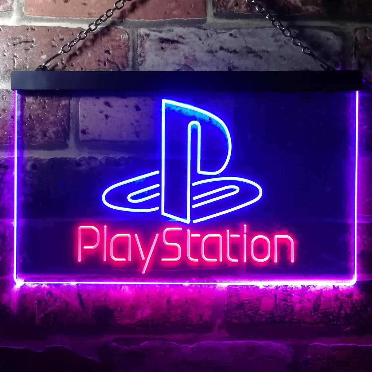 Playstation Game Room Kid Neon-Like LED Sign | Birthday Gamer Gift