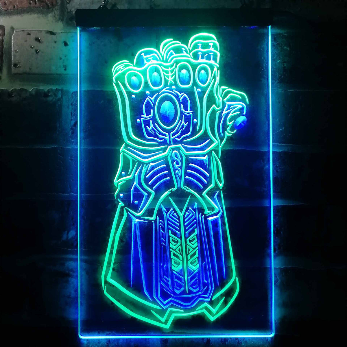 Avengers Infinity War Thanos Glove Neon-like LED Sign on sale!