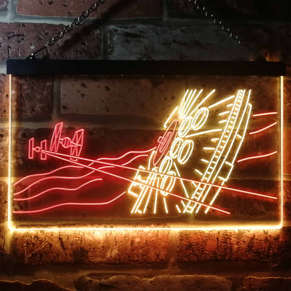 Star Wars Millennium Falcon Neon-like LED Sign on sale!