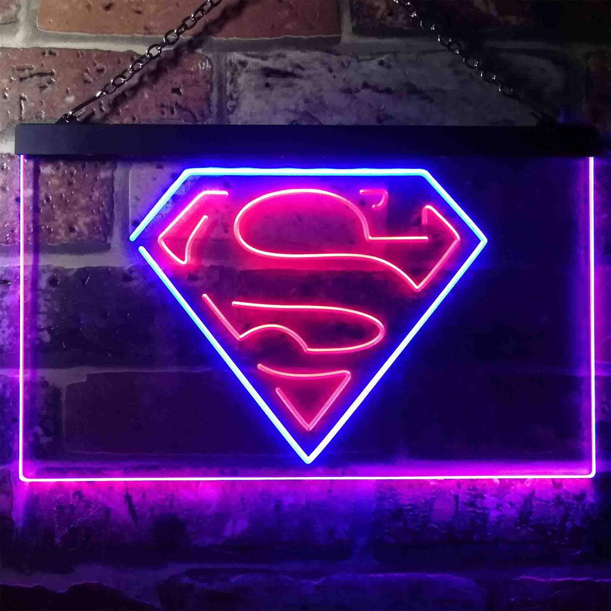 Superman Hero Neon-like LED Sign on sale!