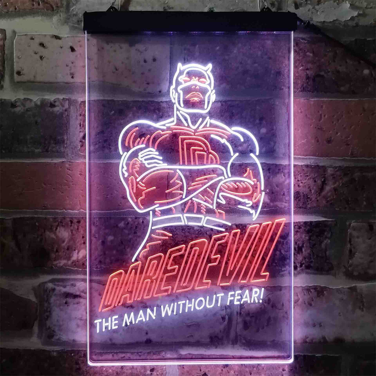 Daredevil Marvels Neon-like LED Sign| Marvels Fans Gift