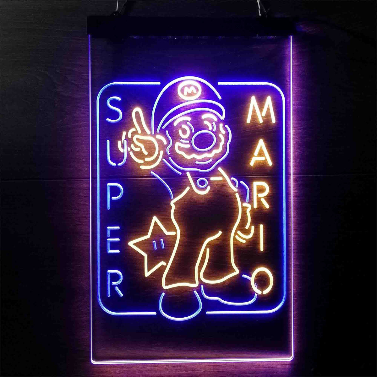 Super Mario Star Game Room Neon Light LED Sign | Birthday Gamer Gift