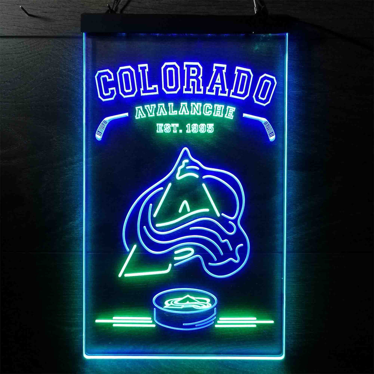 Personalized Colorado Avalanche Neon-Like LED Sign