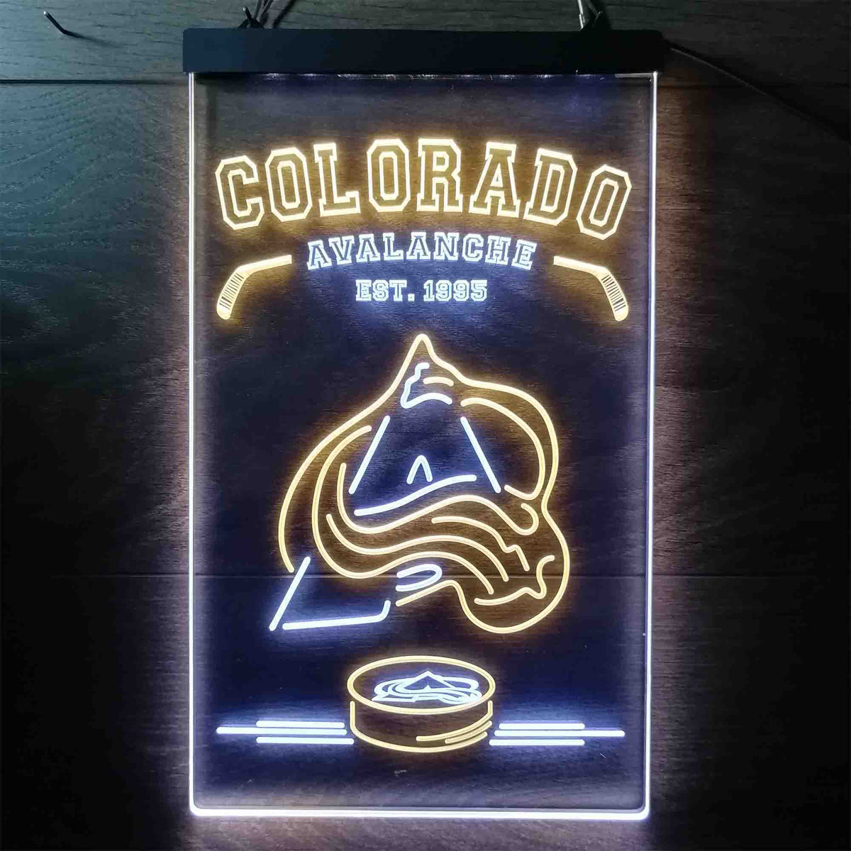 Personalized Colorado Avalanche Neon-Like LED Sign