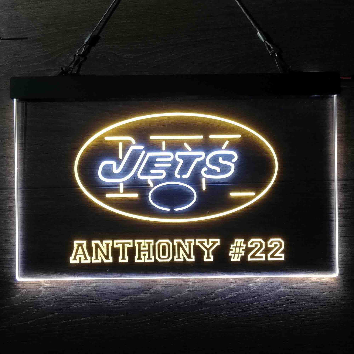 New York Jets Team Number Neon-like LED Sign - PRO LED SIGN