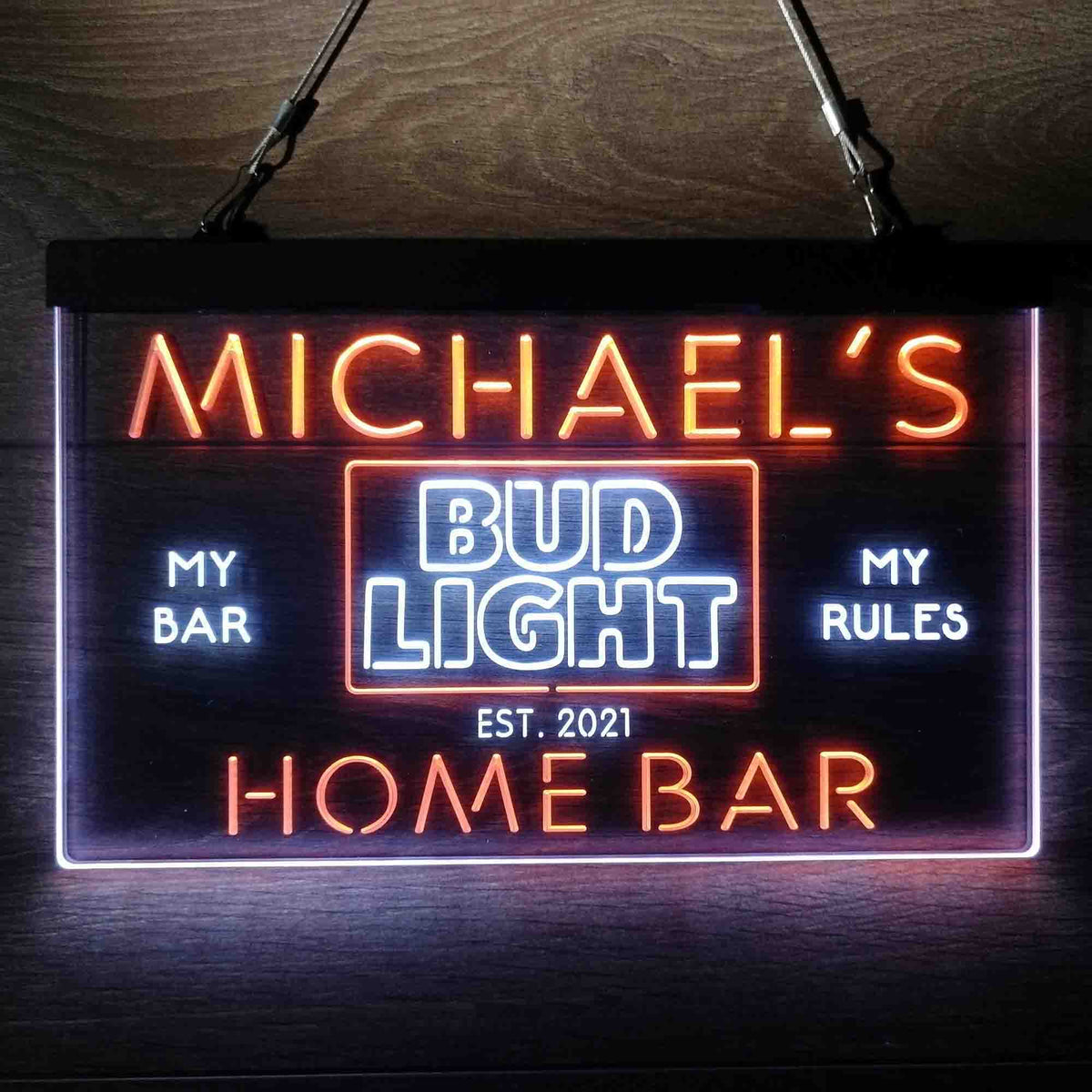 Personalized Bud Light New Beer Bar Neon-like LED Sign - PRO LED SIGN