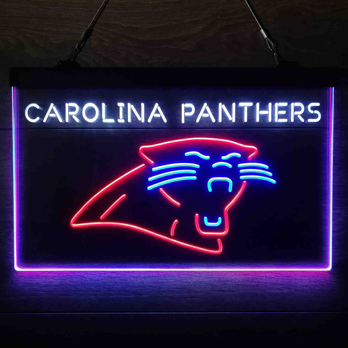 Carolina Panthers Neon 3-Color LED Sign Neon Bar Pub LED Sign | PRO LED ...