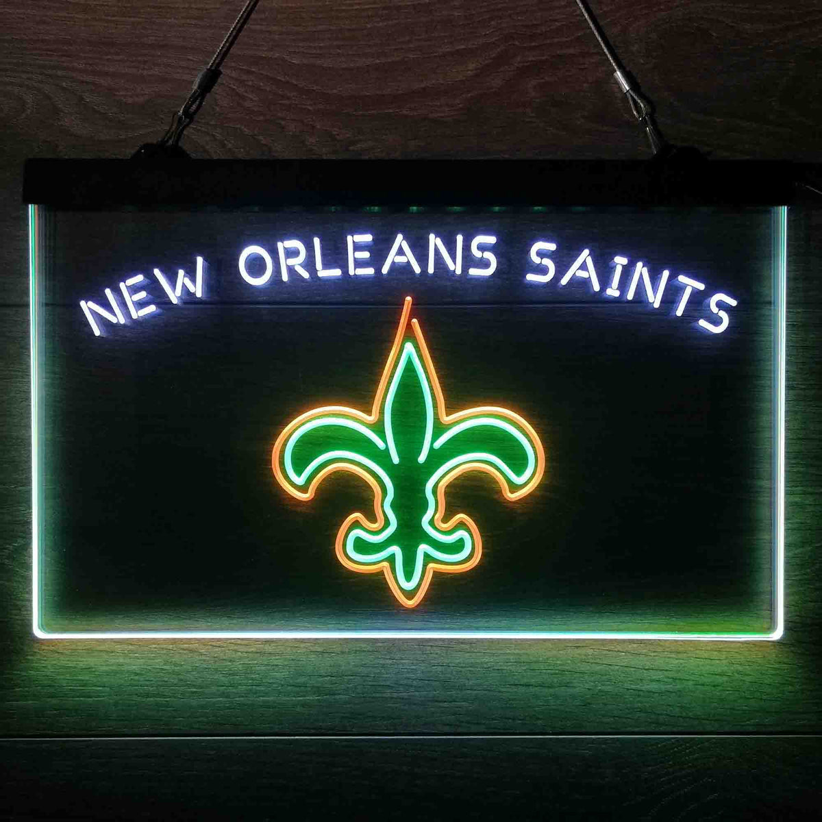 New Orleans Saints Neon 3-Color LED Sign Neon Bar Pub LED Sign | PRO ...