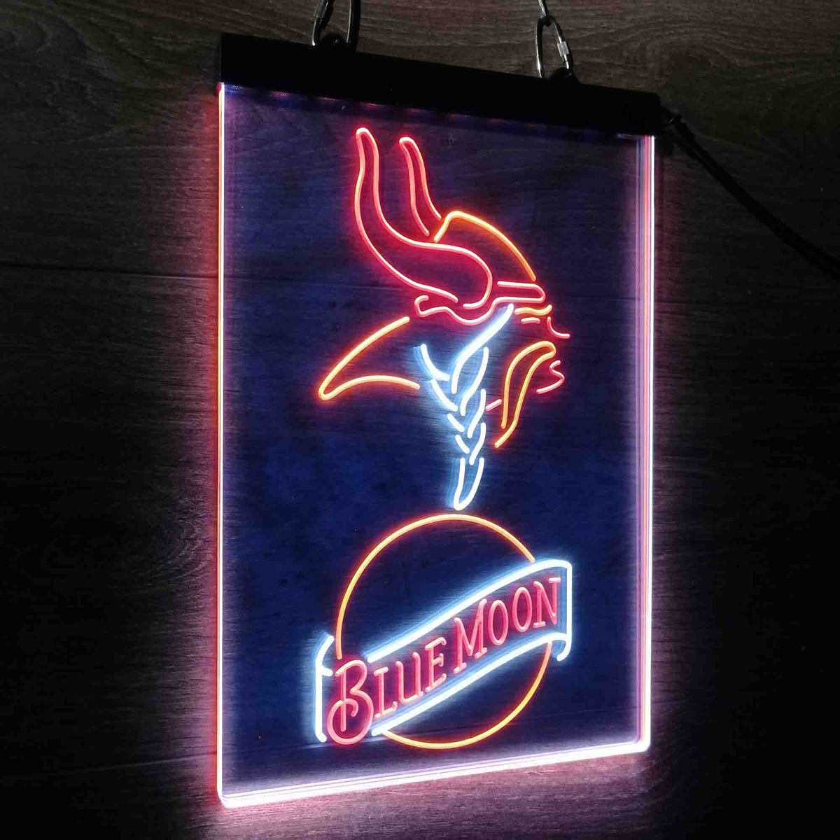 Blue Moon Bar Minnesota Vikings Est. 1961 Neon LED Sign For Sale | Pro ...