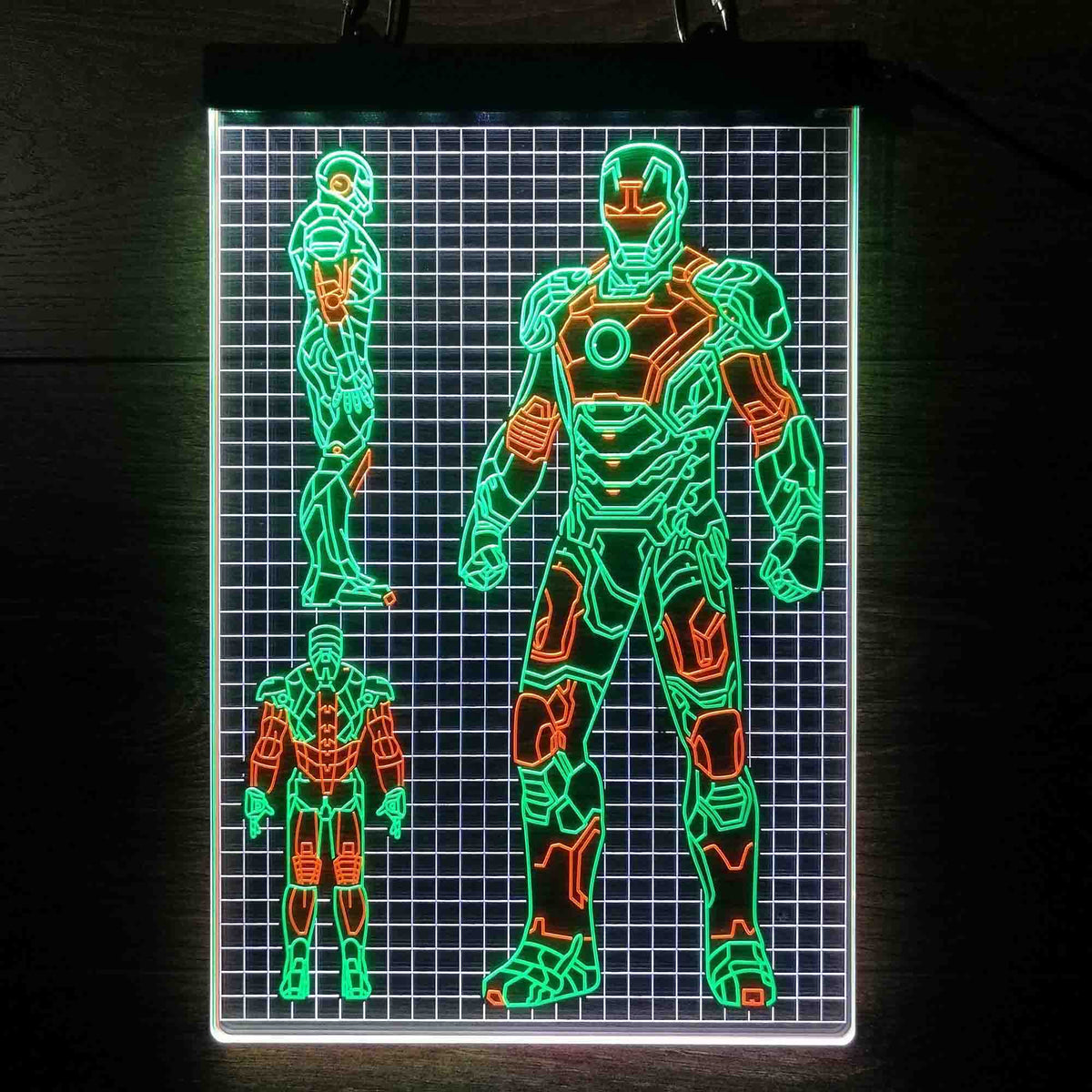 Iron Man MK43 Multi Colors Neon LED Sign | Beer Lodge Gift