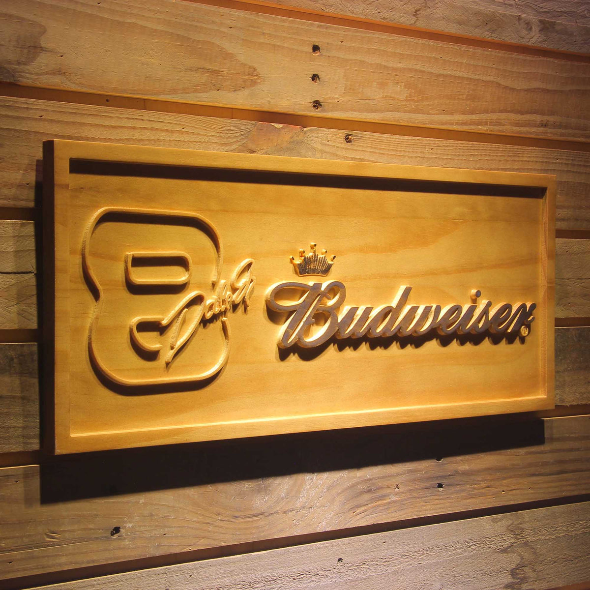 Budweiser Wooden Sign | PROLEDSIGN